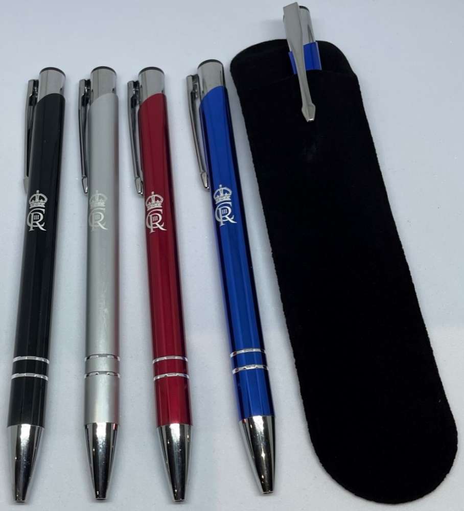 King Charles III Coronation 4-pen Set - Buy Online King Charles III Coronation 4-pen Set - Buy Online